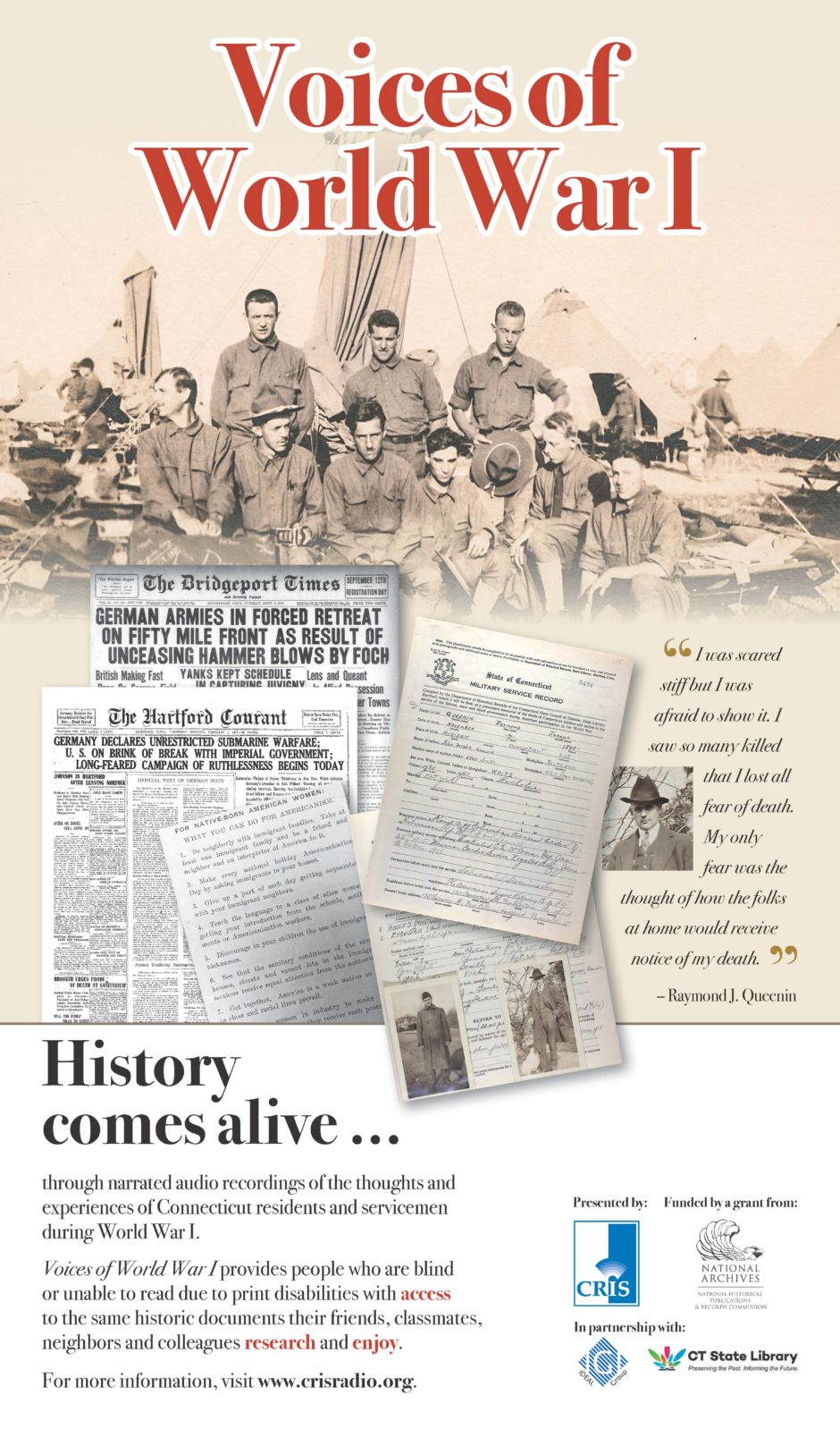 Voices Of WWI - Connecticut in World War 1