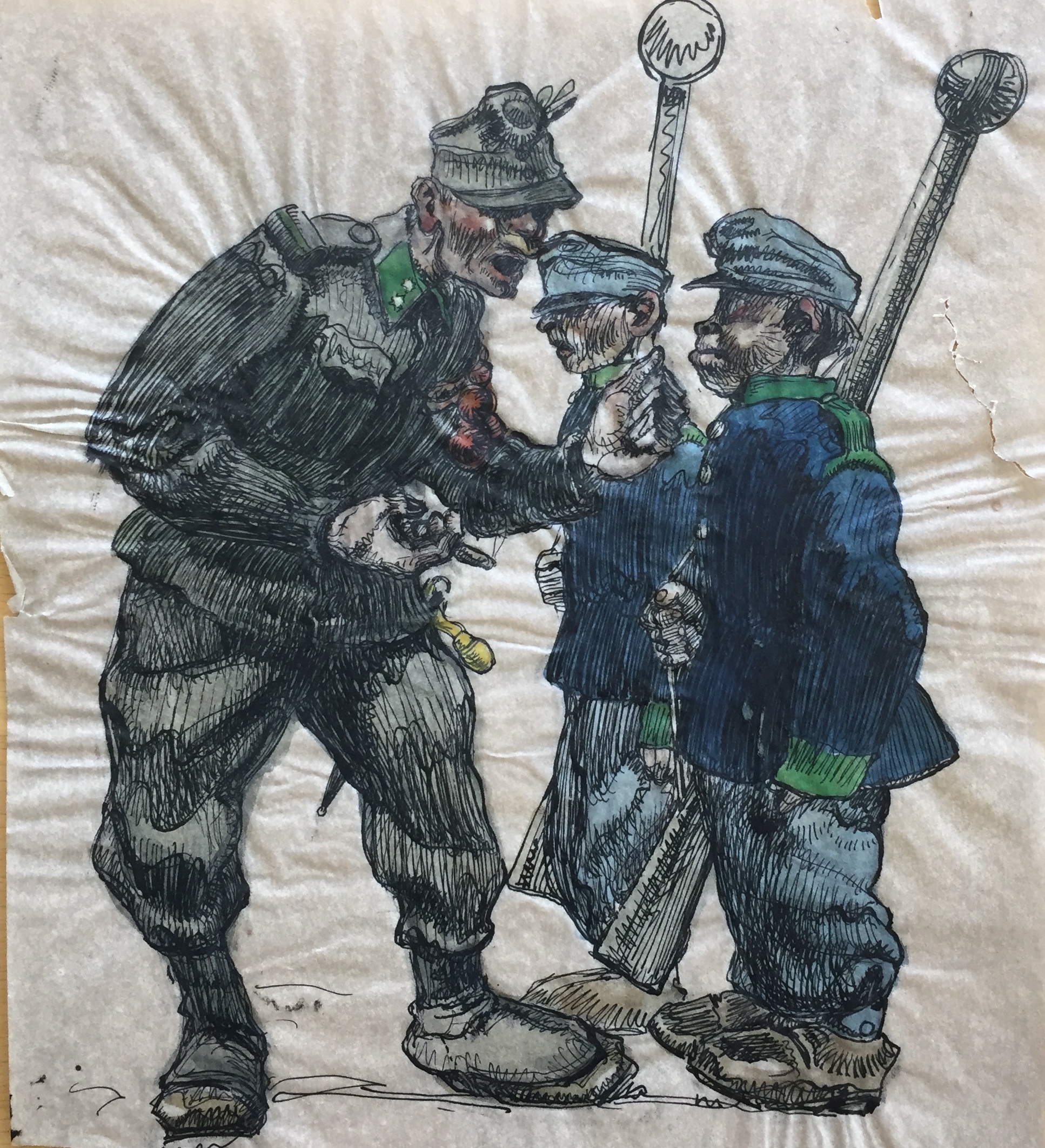 Emil Weiss Documented World War I Through Art - Connecticut in World War 1